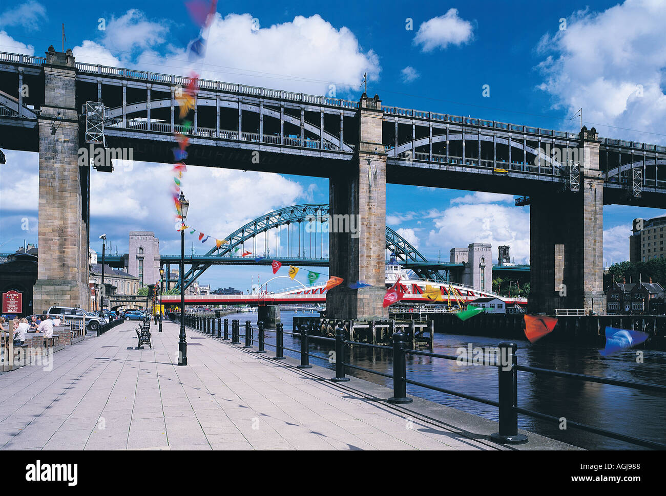 High Level Bridge Newcastle Upon Tyne Stock Photo - Alamy