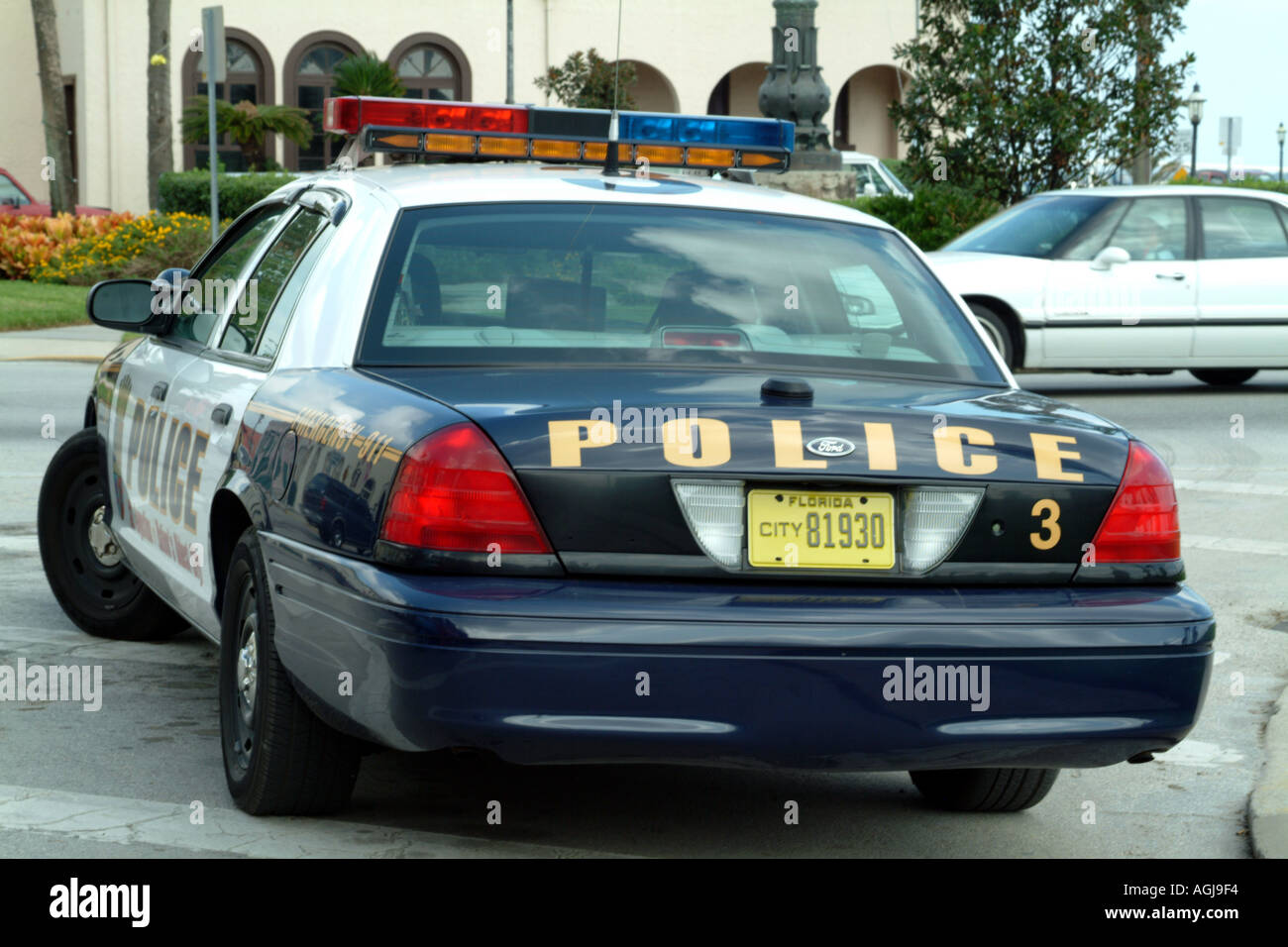 St Augustine Florida fl USA Police car Stock Photo - Alamy