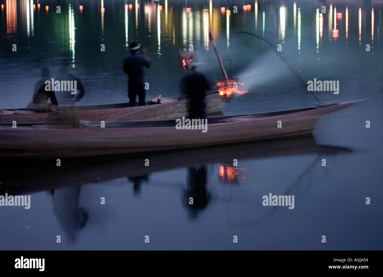 Japanese traditional fishing ukai hi-res stock photography and images ...