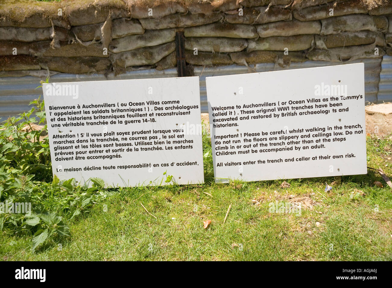 First world war trench restored hi-res stock photography and images - Alamy