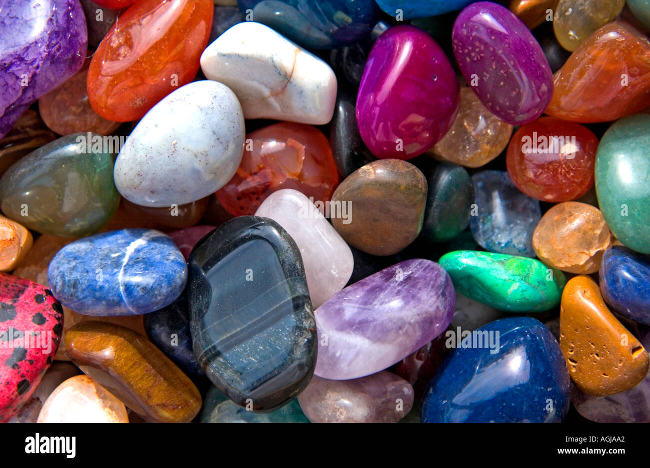 Colorful rocks pattern Stock Photo - Alamy
