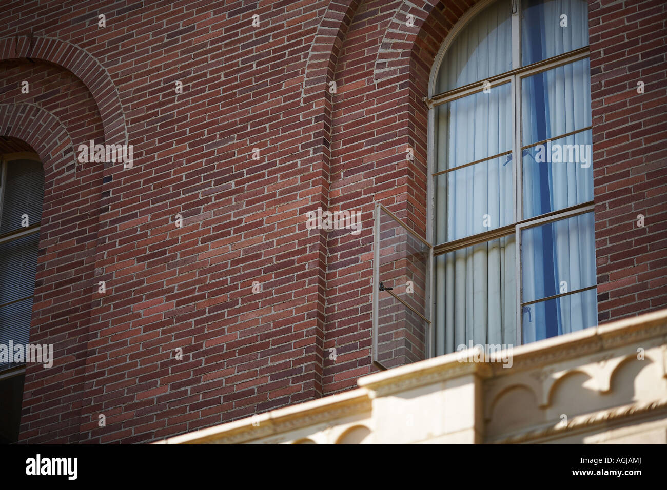 Royce Hall Window UCLA Campus, West Los Angeles, California, USA Stock ...