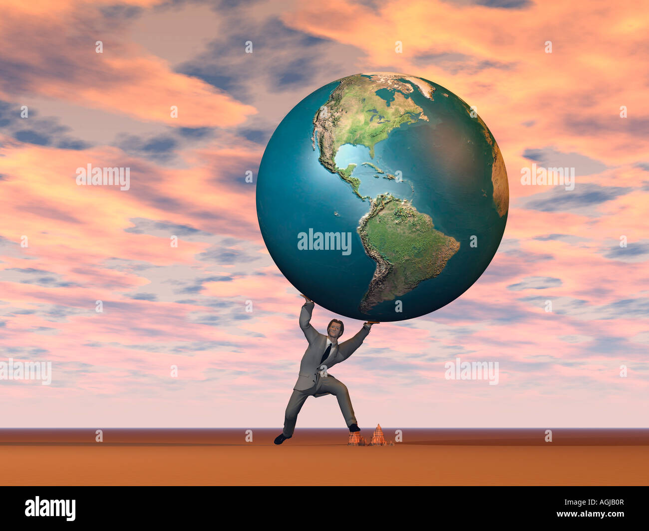 Weight of the world hi-res stock photography and images - Alamy