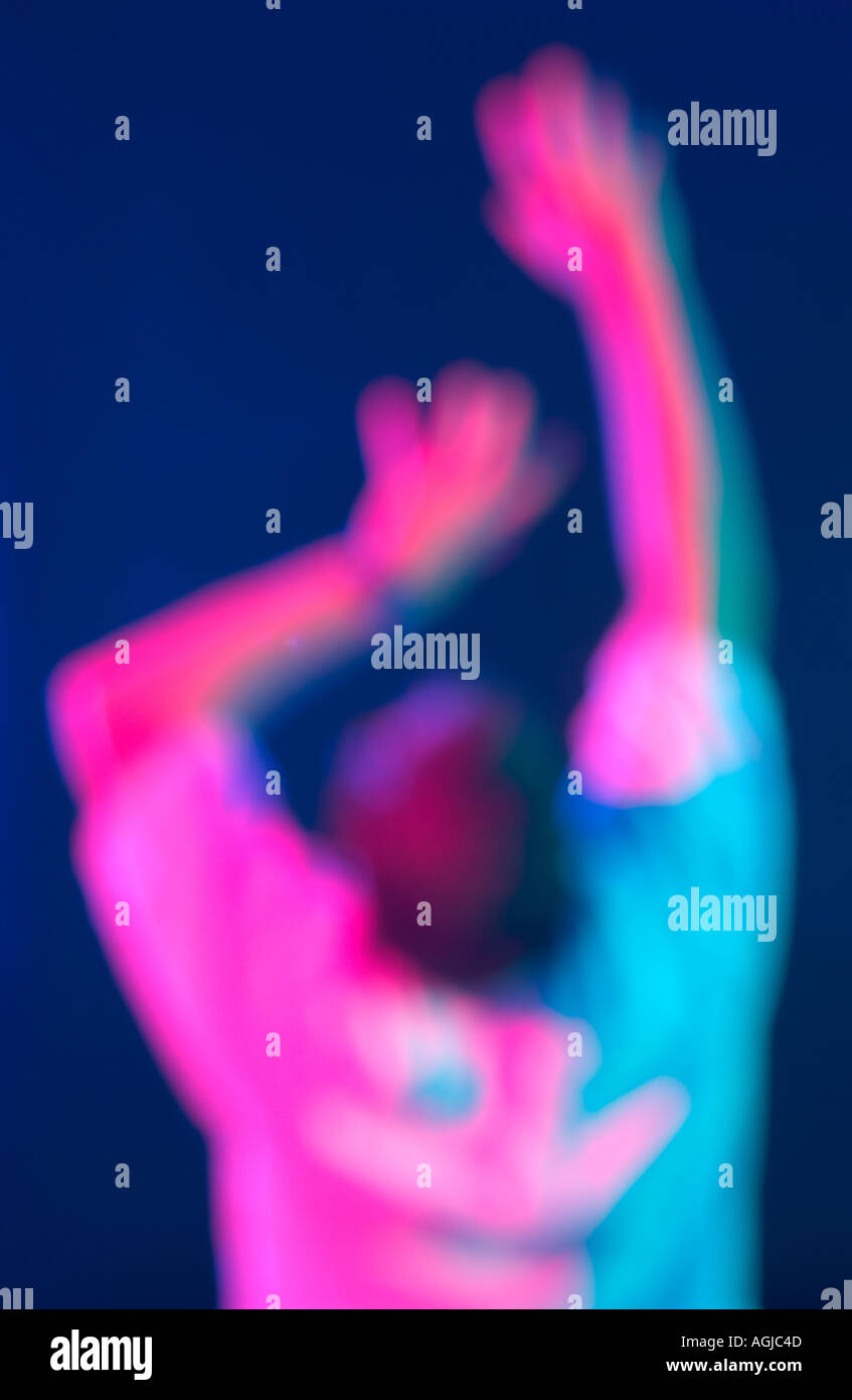 Blurred figure climbing Stock Photo - Alamy