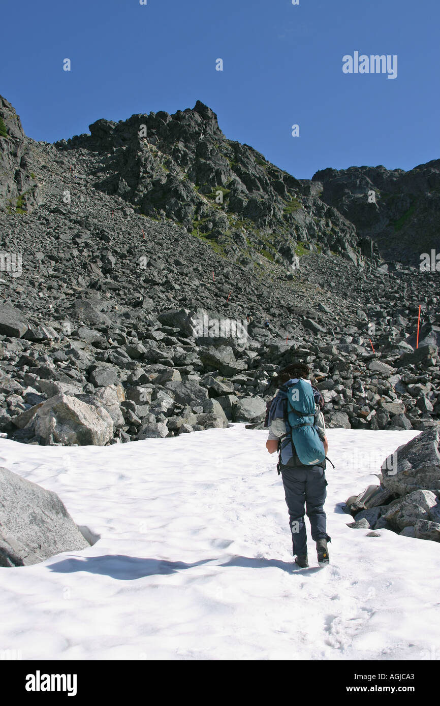 the Golden stairs are the most steep ascend just before the chilkoot ...