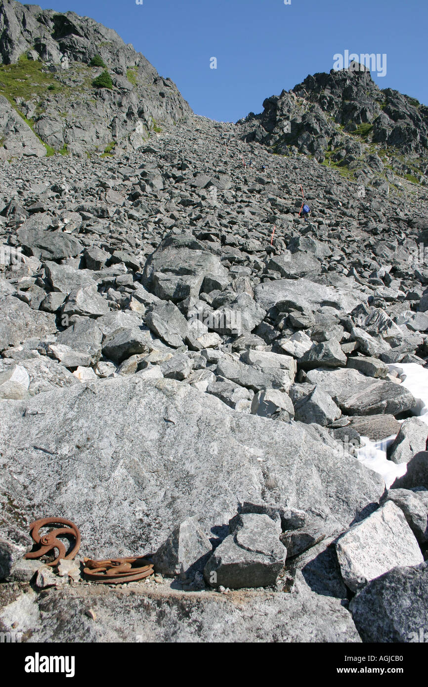 the Golden stairs are the most steep ascend just before the chilkoot ...
