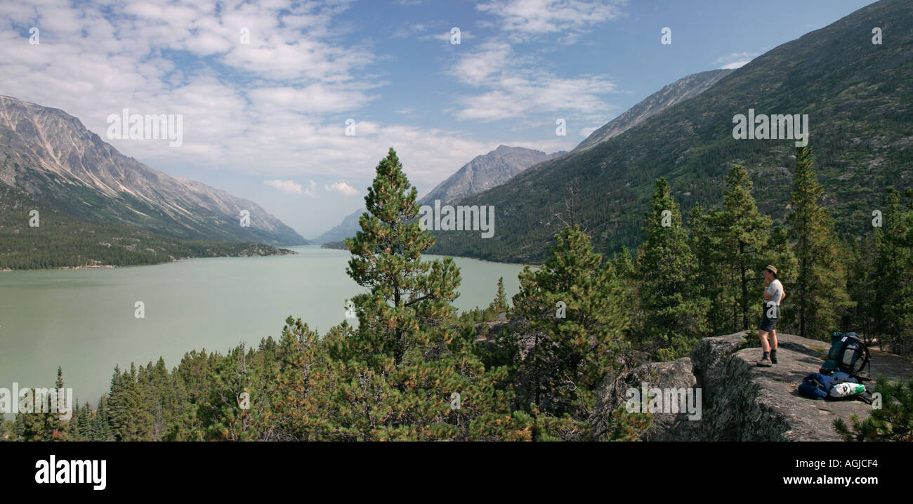 Lake Bennett Chilkoot Trail British Columbia Canada Stock Photo - Alamy