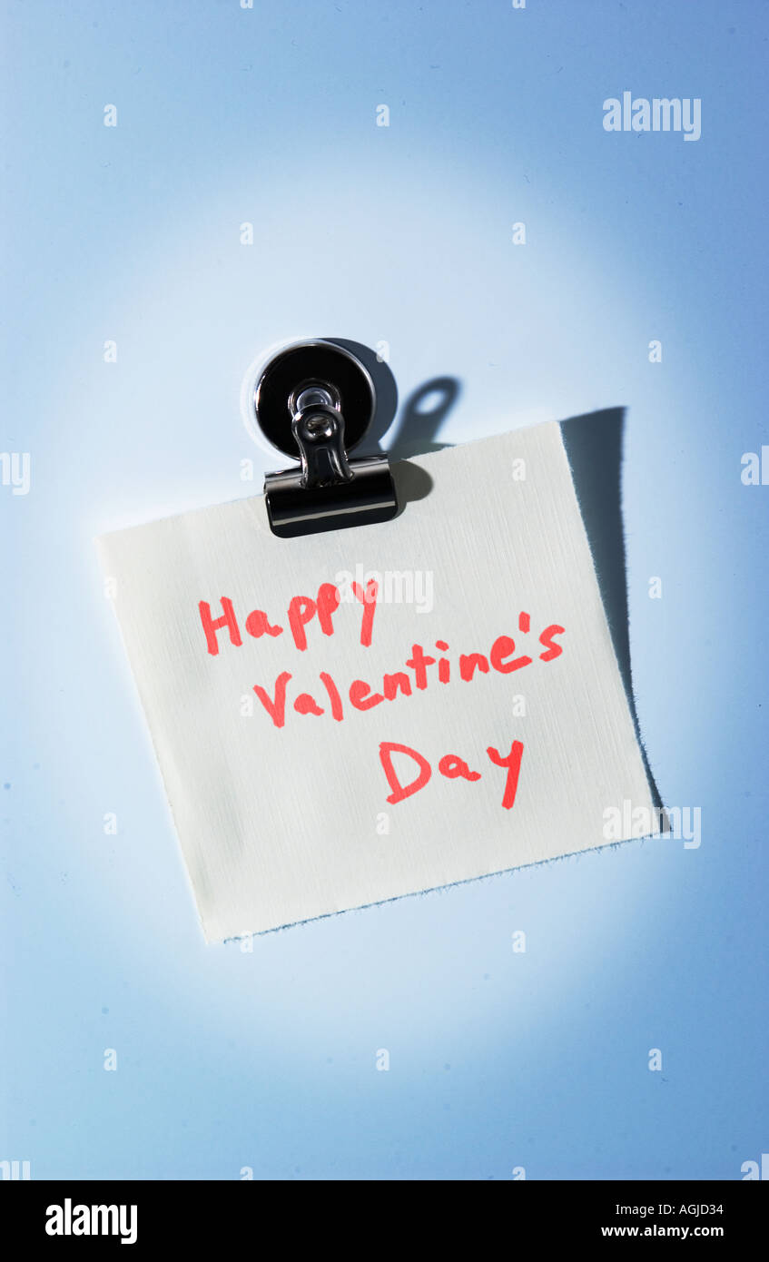 Heart note magnet hi-res stock photography and images - Alamy