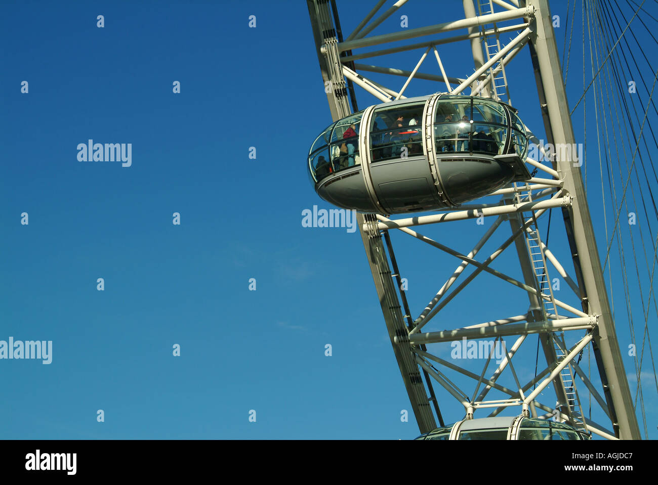 The London Eye built to commemorate the millennium London England UK ...