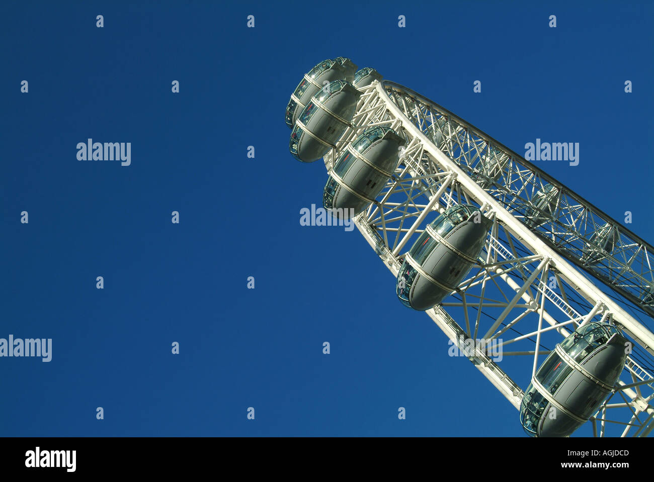 The London Eye built to commemorate the millennium London England UK ...
