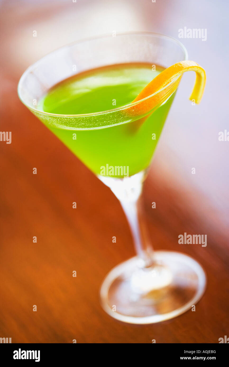 Close-up of a glass of cocktail Stock Photo - Alamy