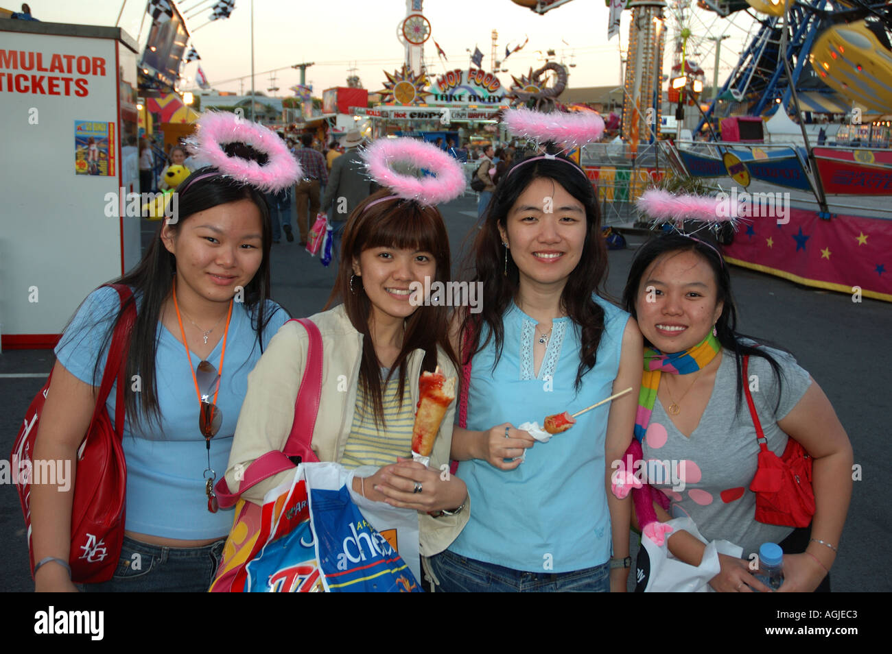 group of young angels at show dsc 1980 Stock Photo - Alamy
