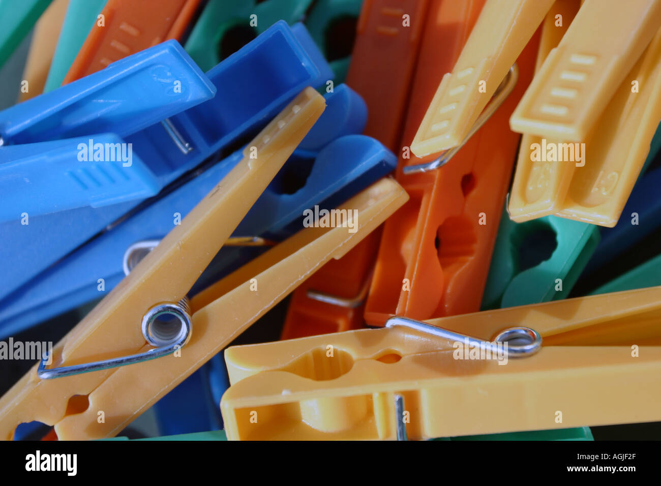 Colored pegs Stock Photo - Alamy