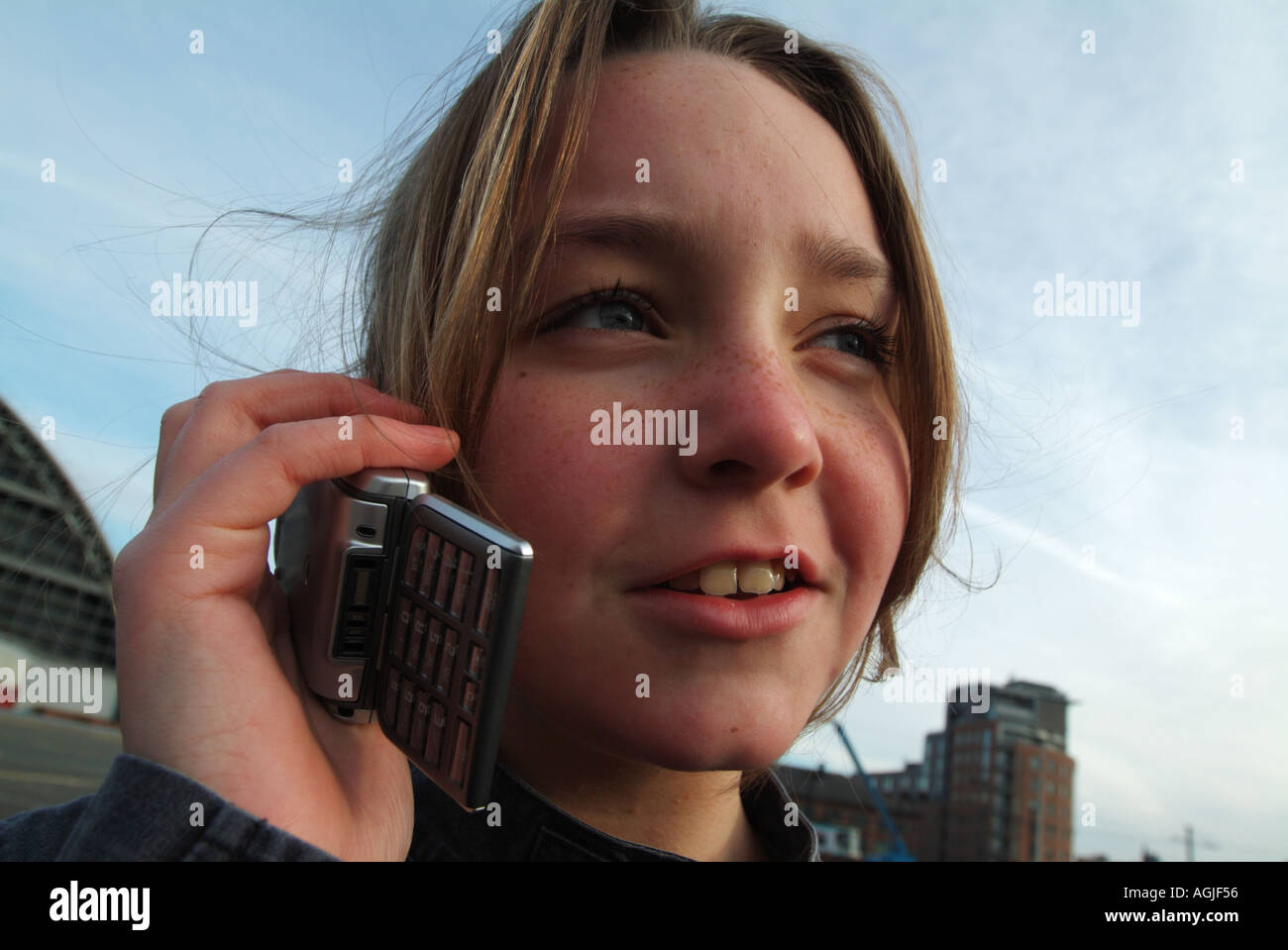 mobile phone conversation Stock Photo - Alamy