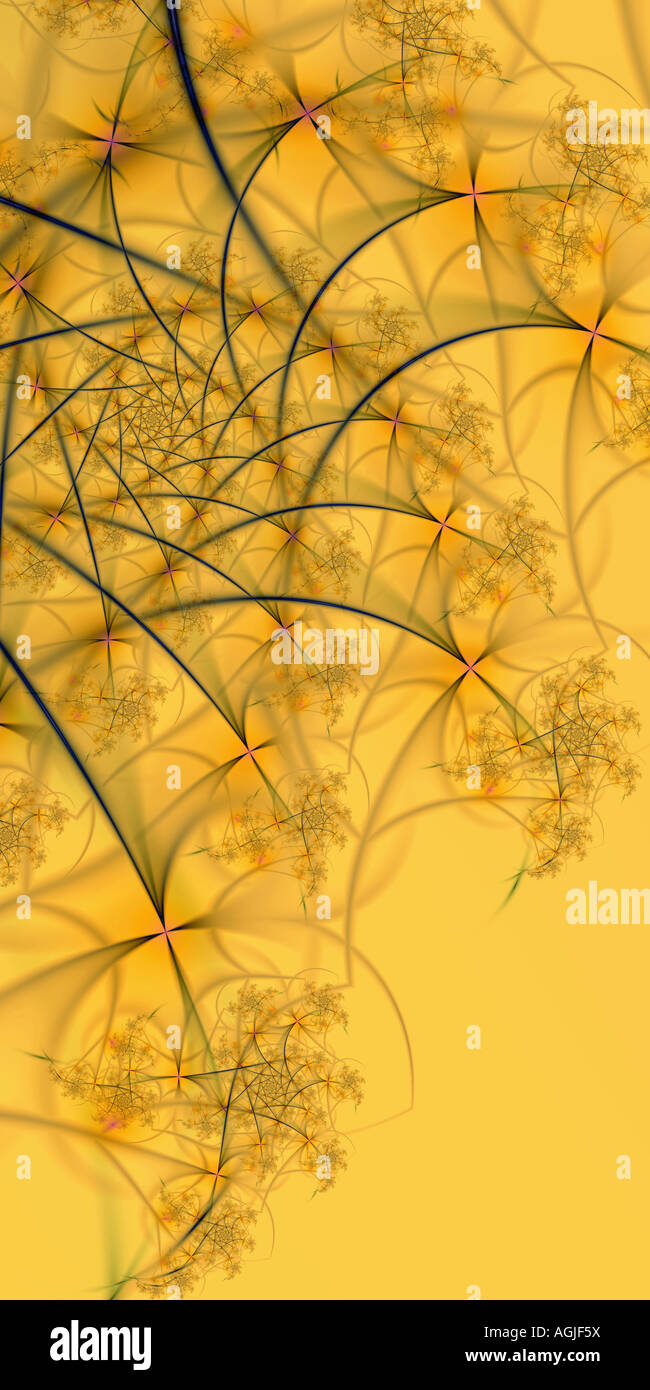 Fractal formation. Image created using layers of fractals Stock Photo ...