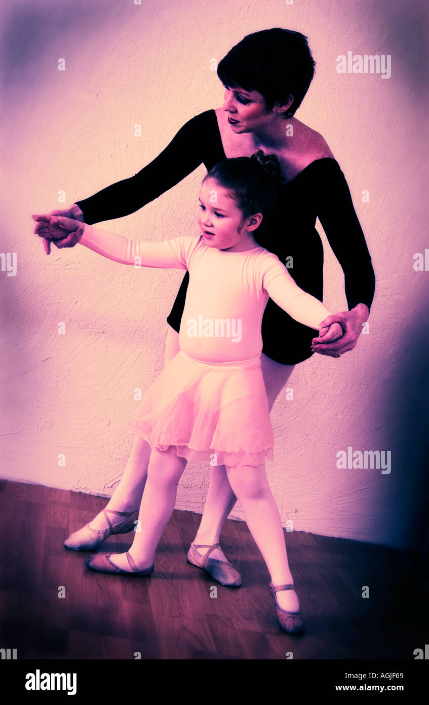 Dance instructor teaching Stock Photo - Alamy