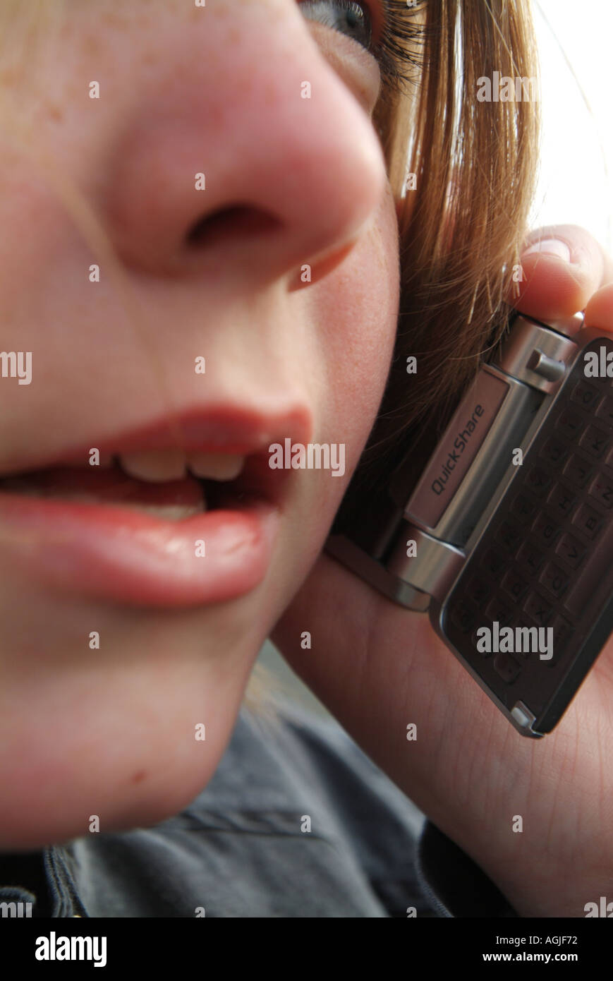 mobile phone conversation Stock Photo - Alamy