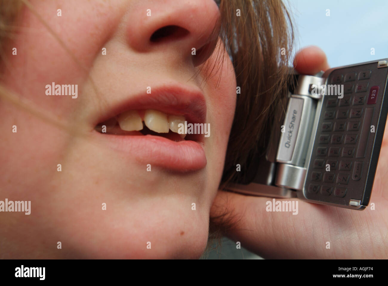 mobile phone conversation Stock Photo - Alamy