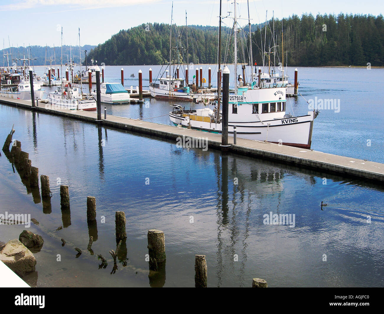 Picturesque oregon harbor hi-res stock photography and images - Alamy
