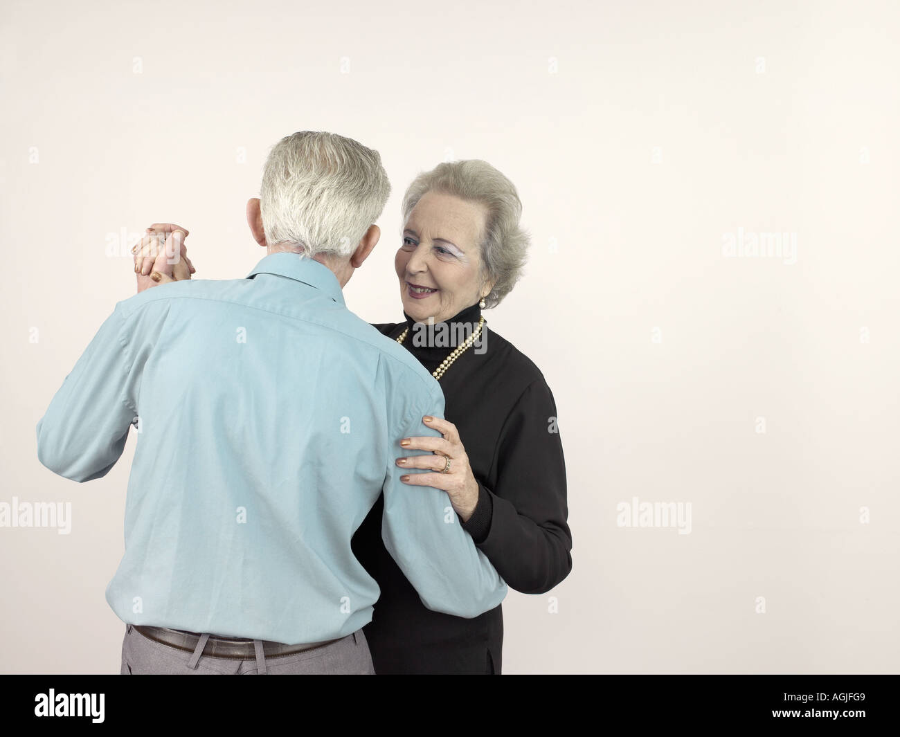 Senior couple dancing Stock Photo - Alamy