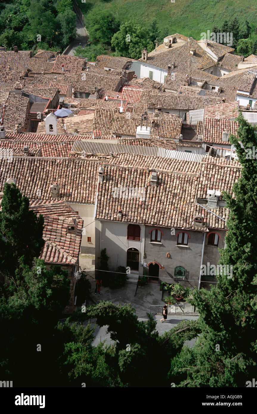 Red tiled roofs in italy hi-res stock photography and images - Alamy