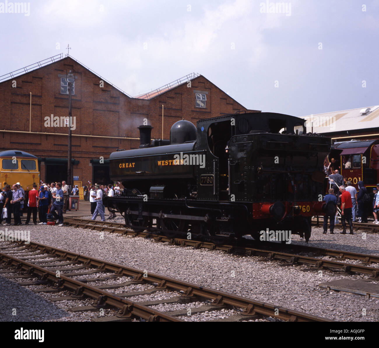 Great western railway 57xx pannier tank locomotives hi-res stock ...