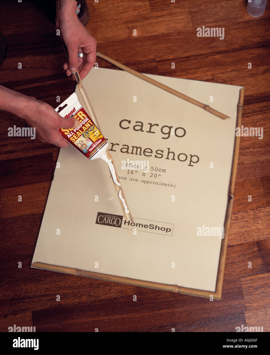 Making a Frame Stock Photo - Alamy