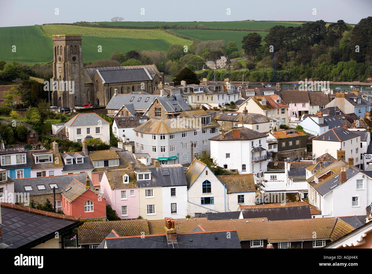 Salcombe town church hi-res stock photography and images - Alamy