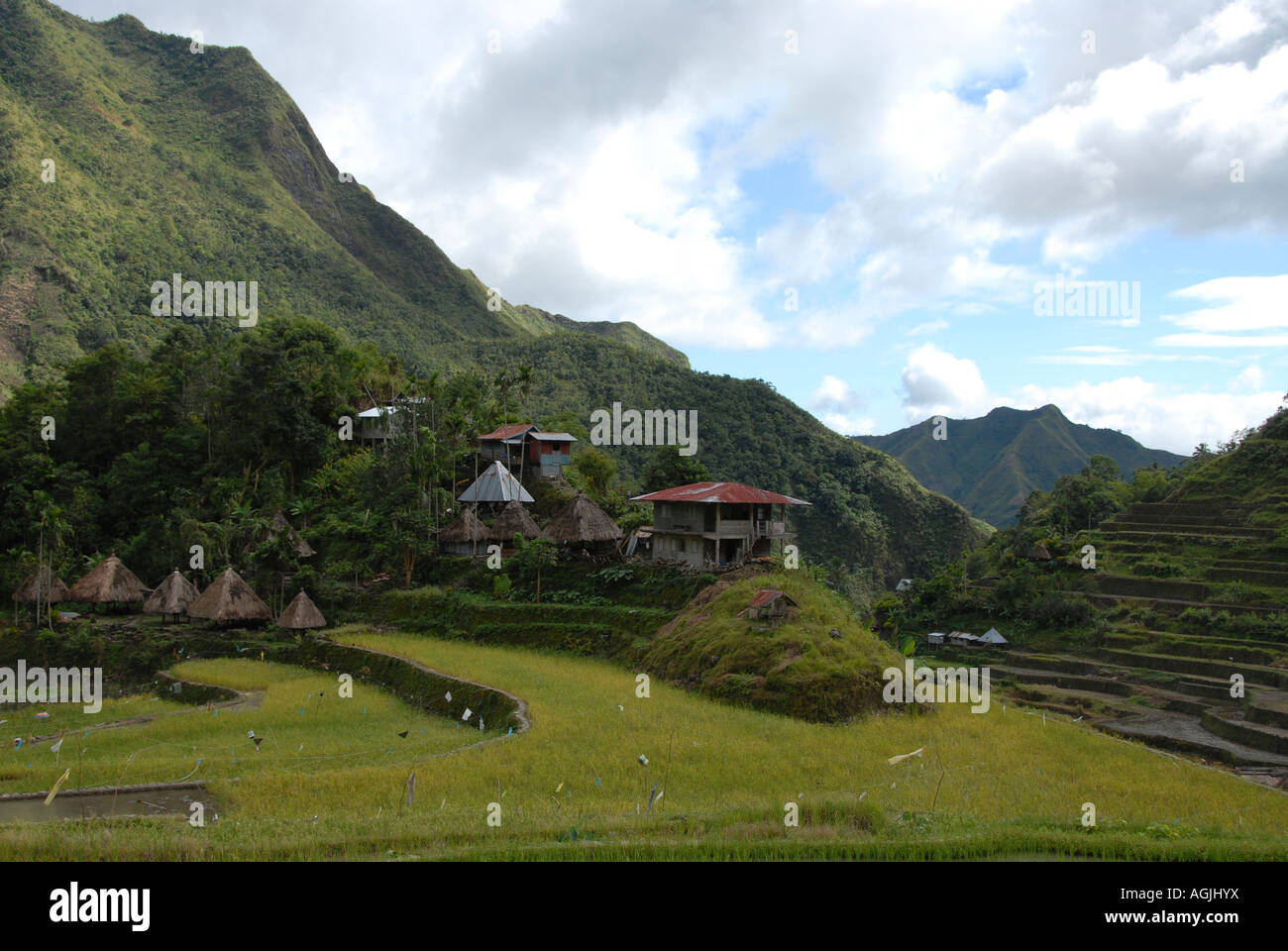Banaue rice terraces batad philippine cordilleras hi-res stock ...