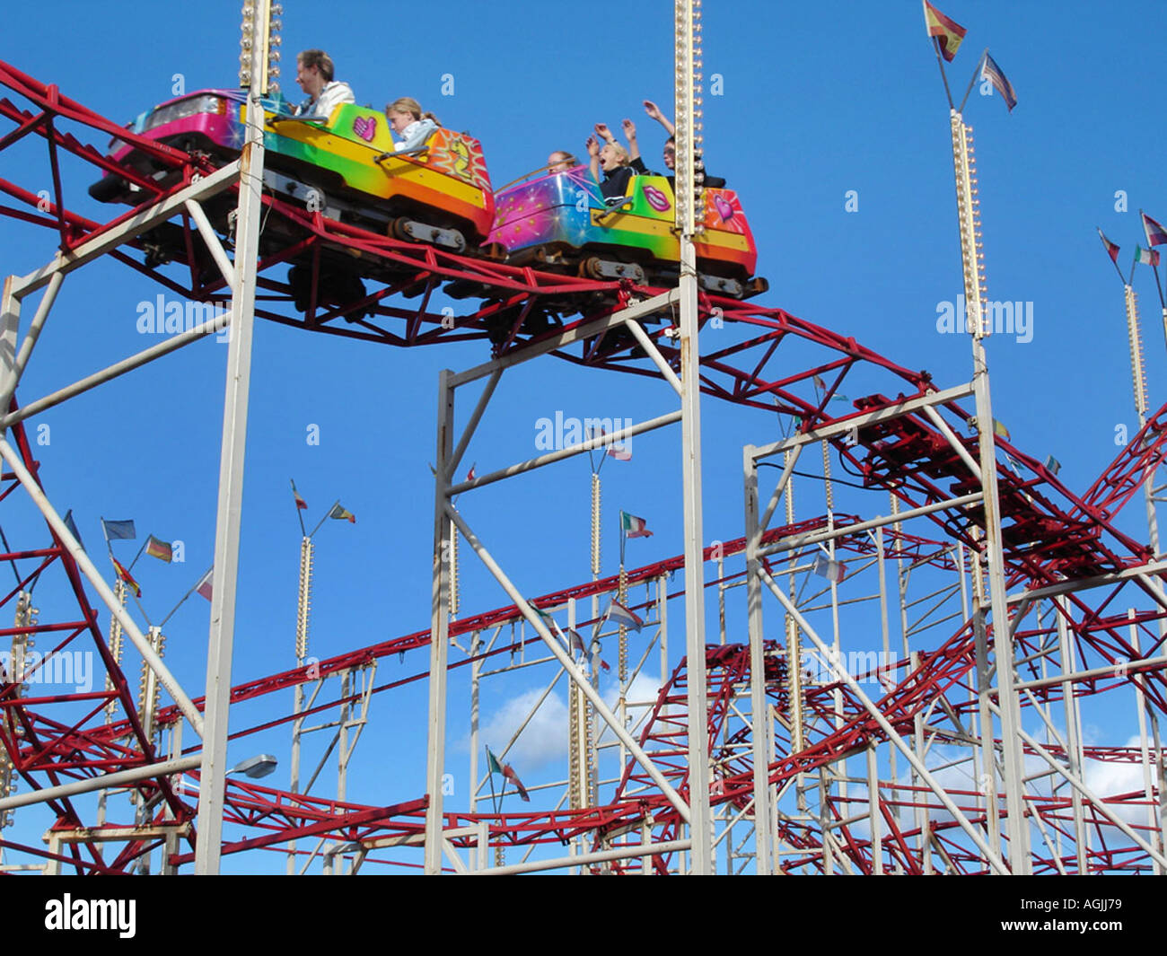Time machine roller coaster hi-res stock photography and images - Alamy