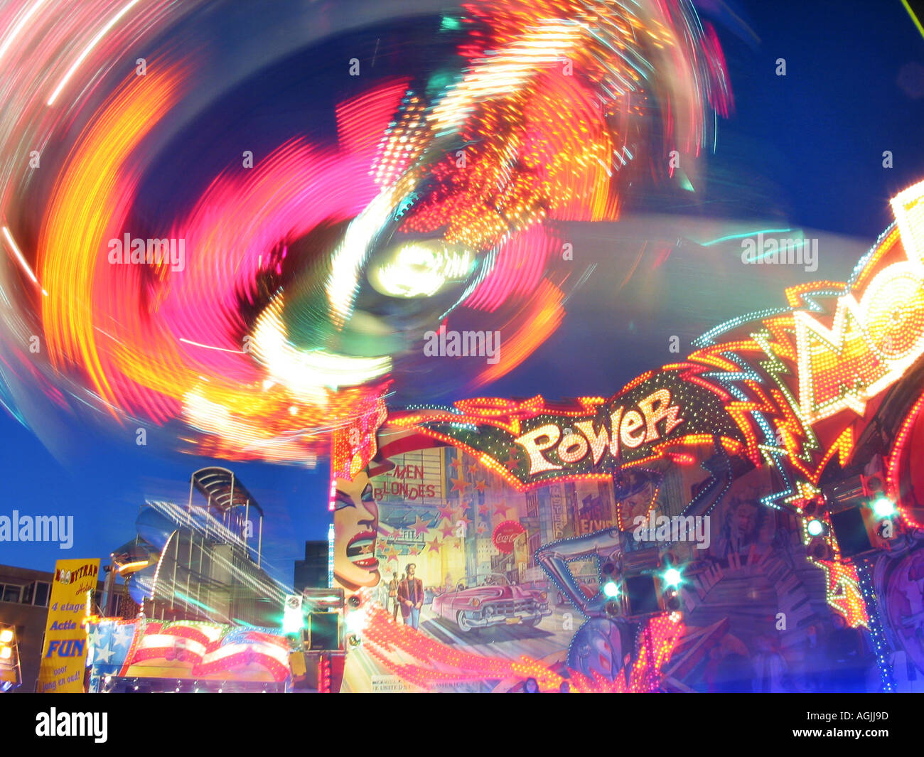 Animation flying blue white trails hi-res stock photography and images ...