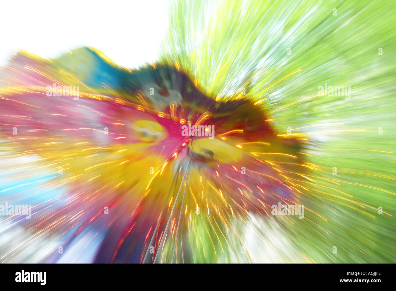 abstract of vintage fairground carousel in motion Stock Photo - Alamy