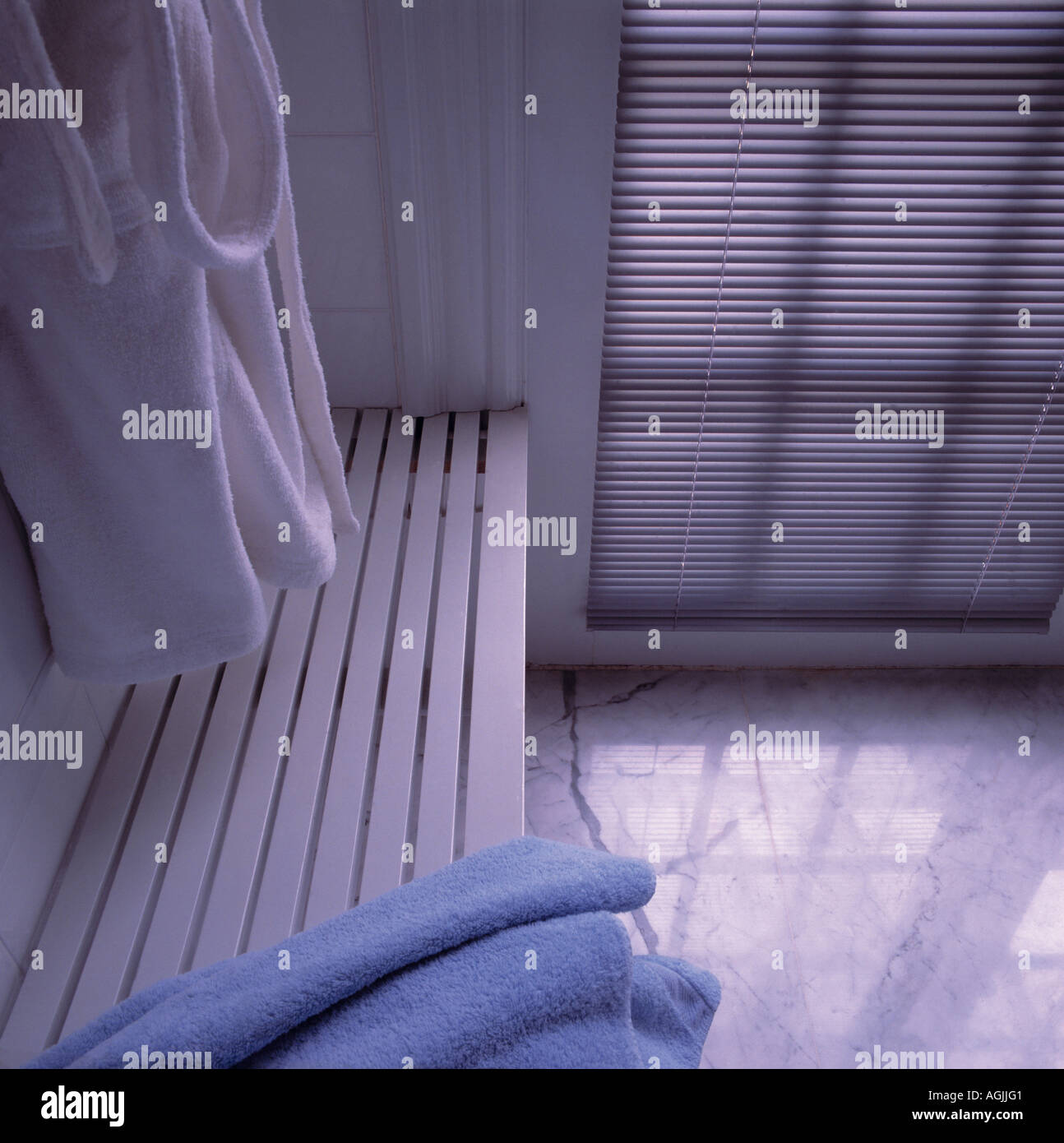 Bathroom changing area Stock Photo - Alamy