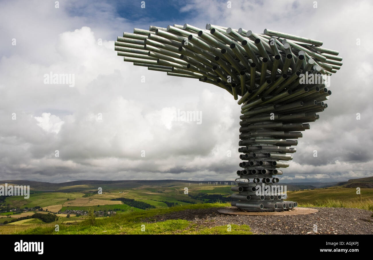 The Singing Ringing Tree Panopticon in Burnley Lancashire Stock Photo ...