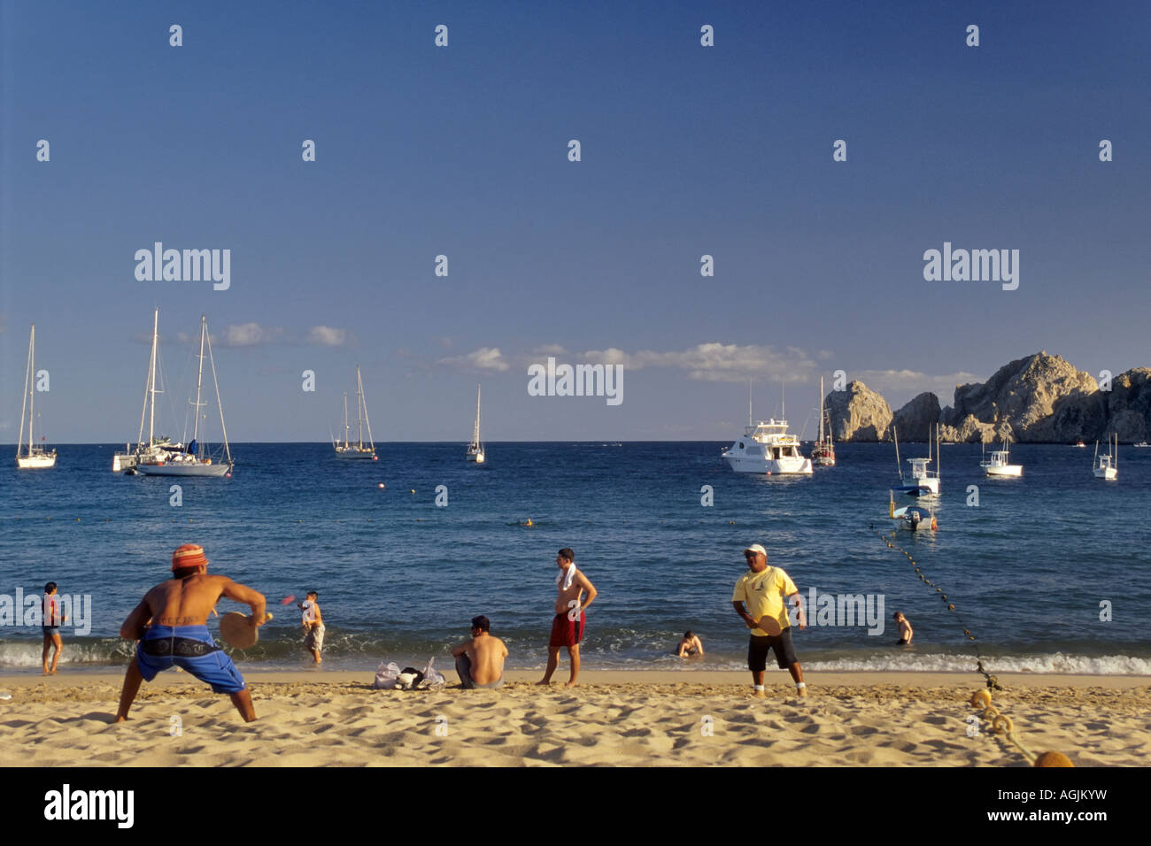 Playa Medano at Bahia San Lucas in Cabo San Lucas, Baja California Sur ...