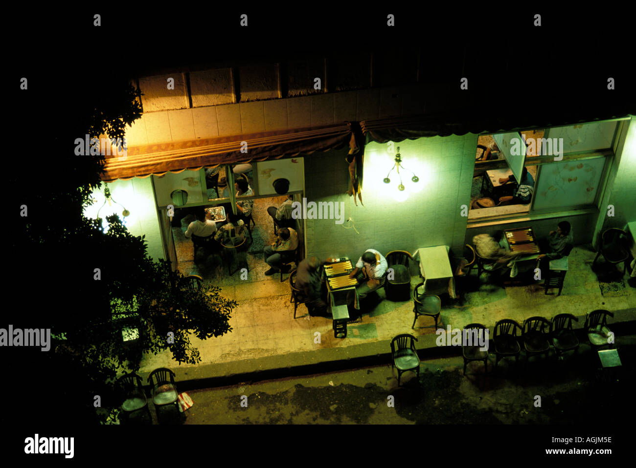 Restaurant terrace cairo hi-res stock photography and images - Alamy