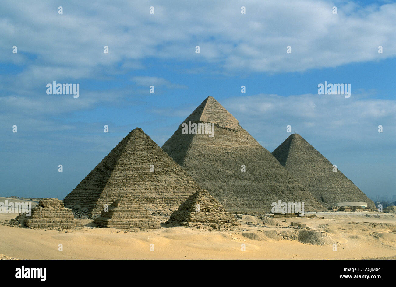 Cairo Pyramids of Giza Stock Photo - Alamy