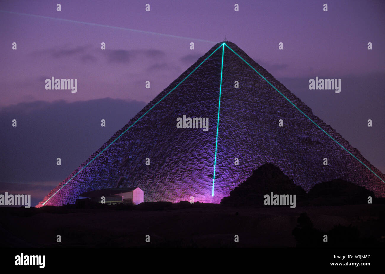 Laser pyramid hi-res stock photography and images - Alamy