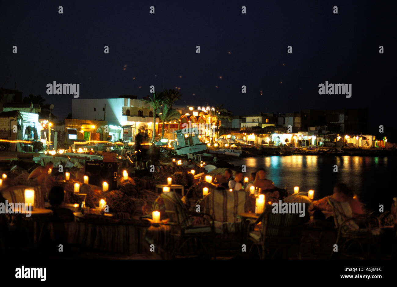 Sinai Dahab by night Stock Photo - Alamy