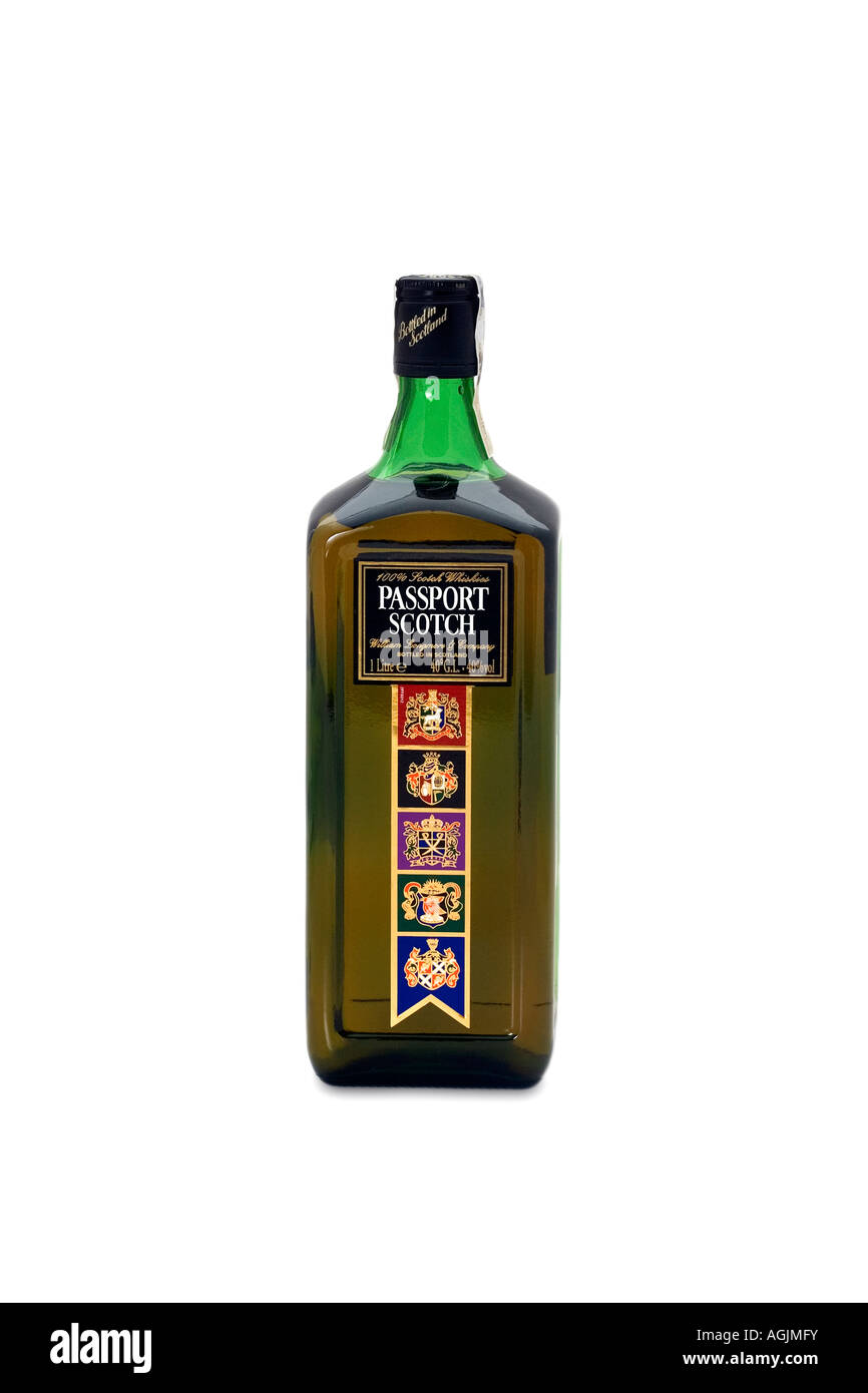 Passport scotch whisky hi-res stock photography and images - Alamy