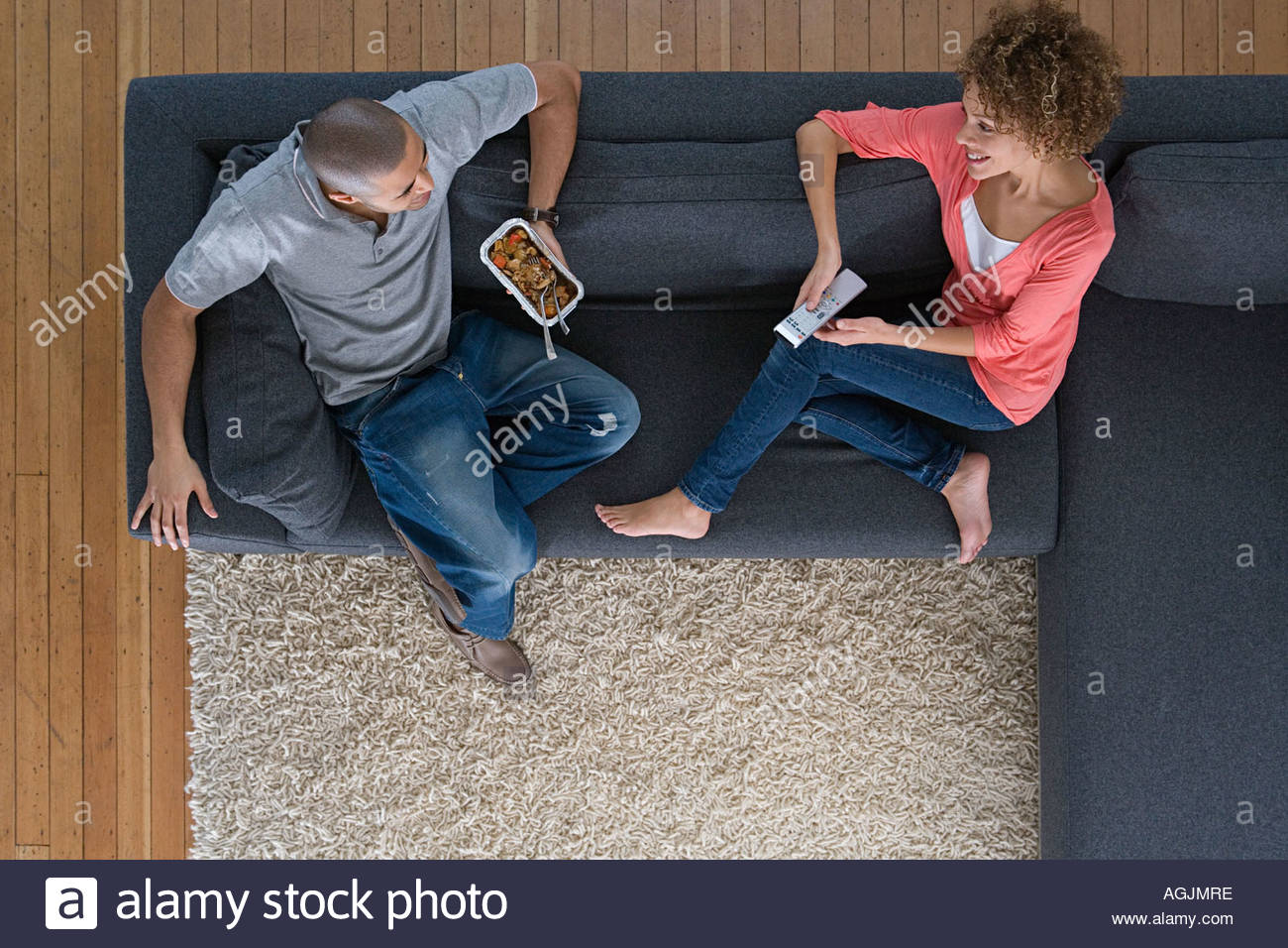Two People Talking Sofa Stock Photos & Two People Talking Sofa Stock ...