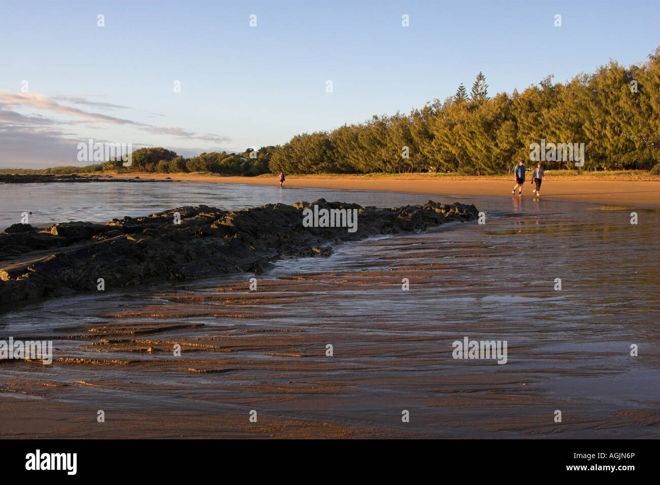 On the beach at Tannum Sands in Queensland Australia Stock Photo - Alamy