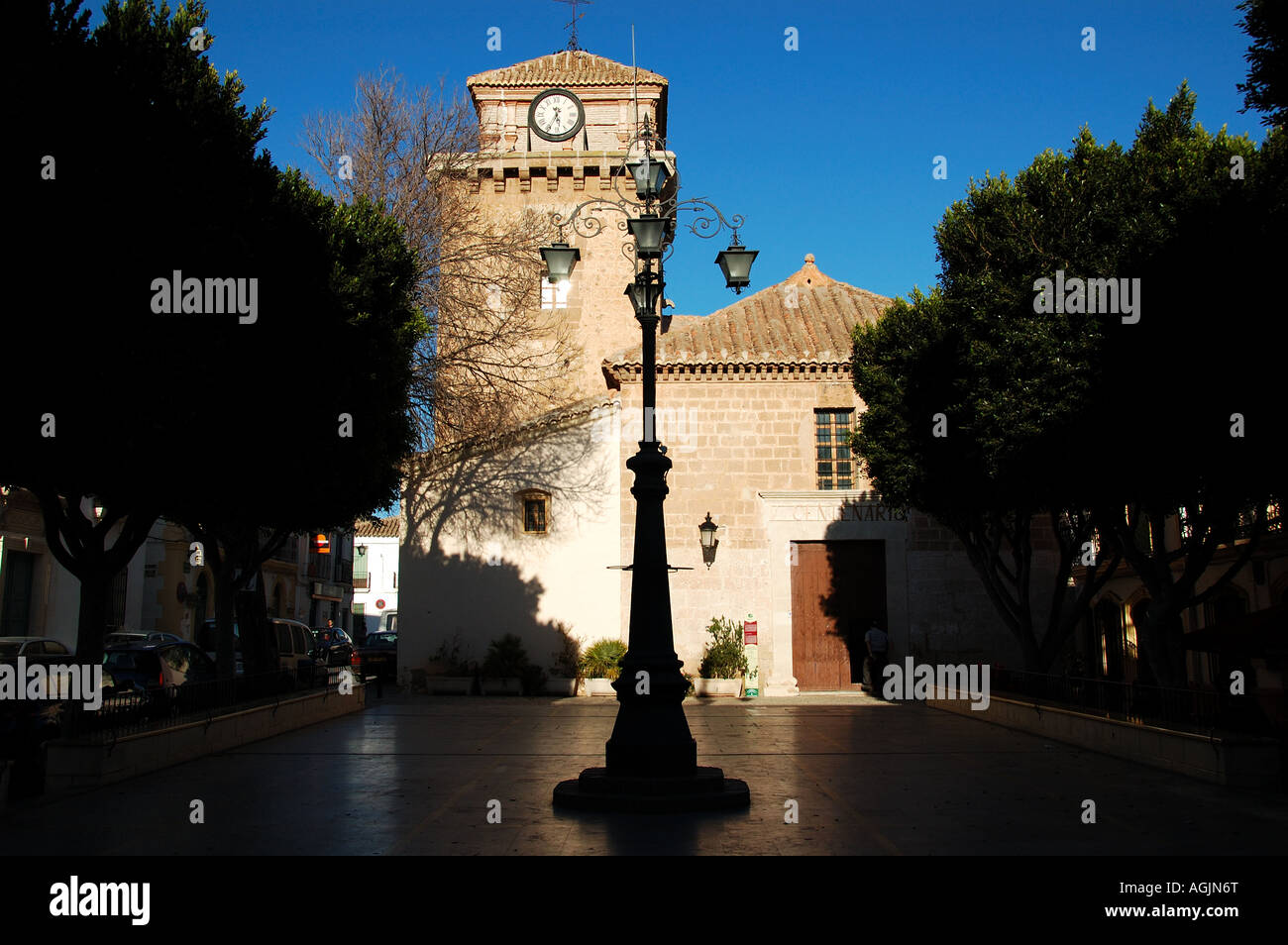 A church in the ancient town of Nijar, Andalusia, Spain Stock Photo - Alamy