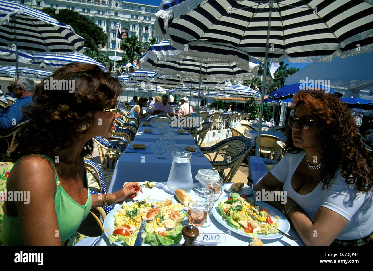 Cannes filmfestival lunch at the Carlton hotel Stock Photo - Alamy