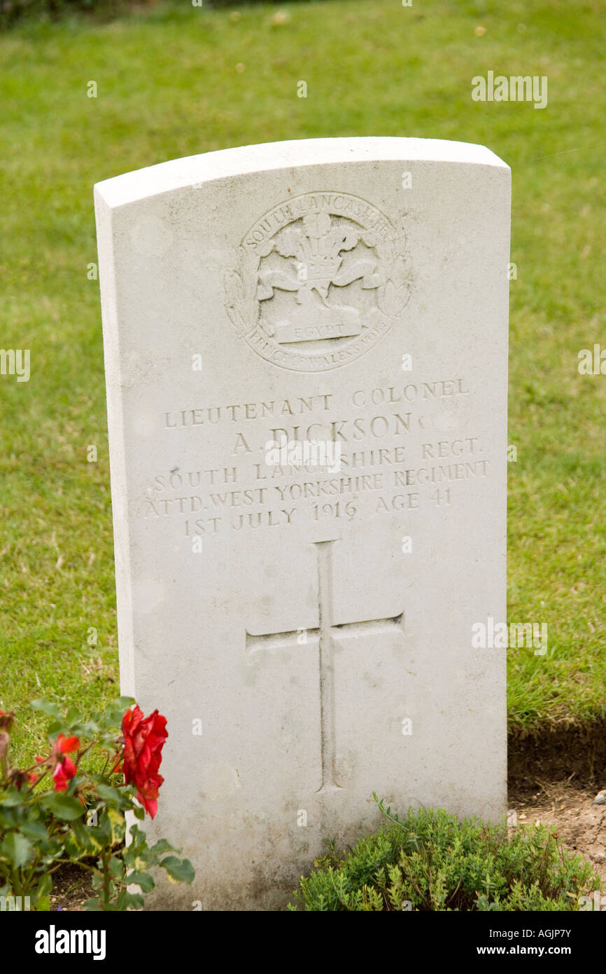 Fricourt Commonwealth War Graves Commission British Cemeteryof the ...