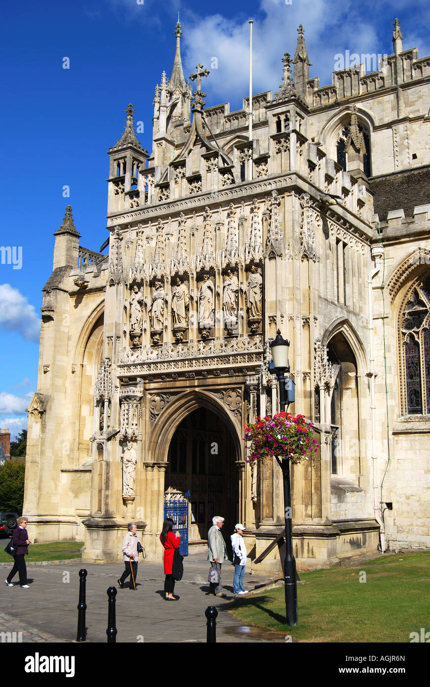 Cathedral entrance gloucester cathedral gloucester hi-res stock ...