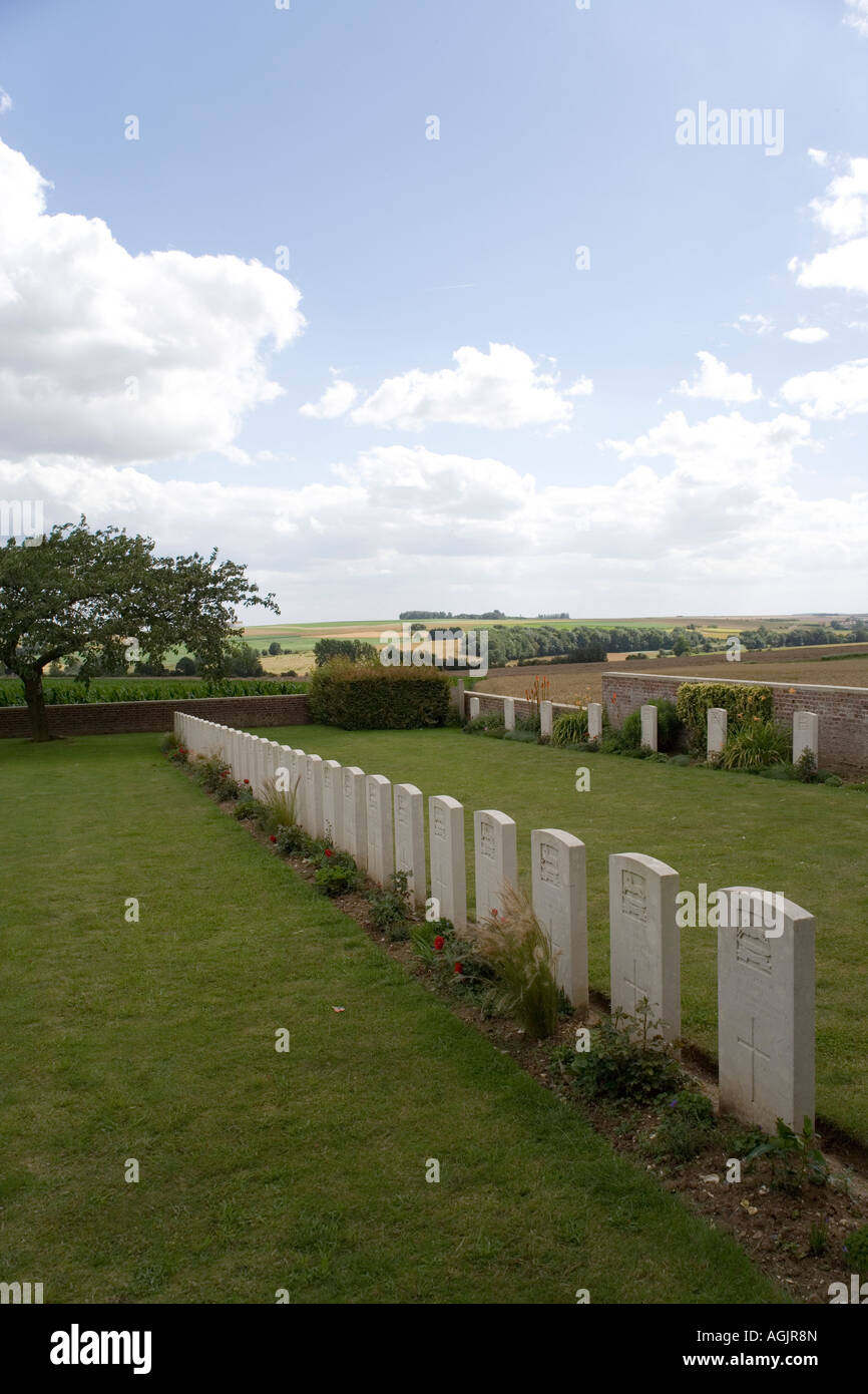 Fricourt Commonwealth War Graves Commission British Cemetery of the ...