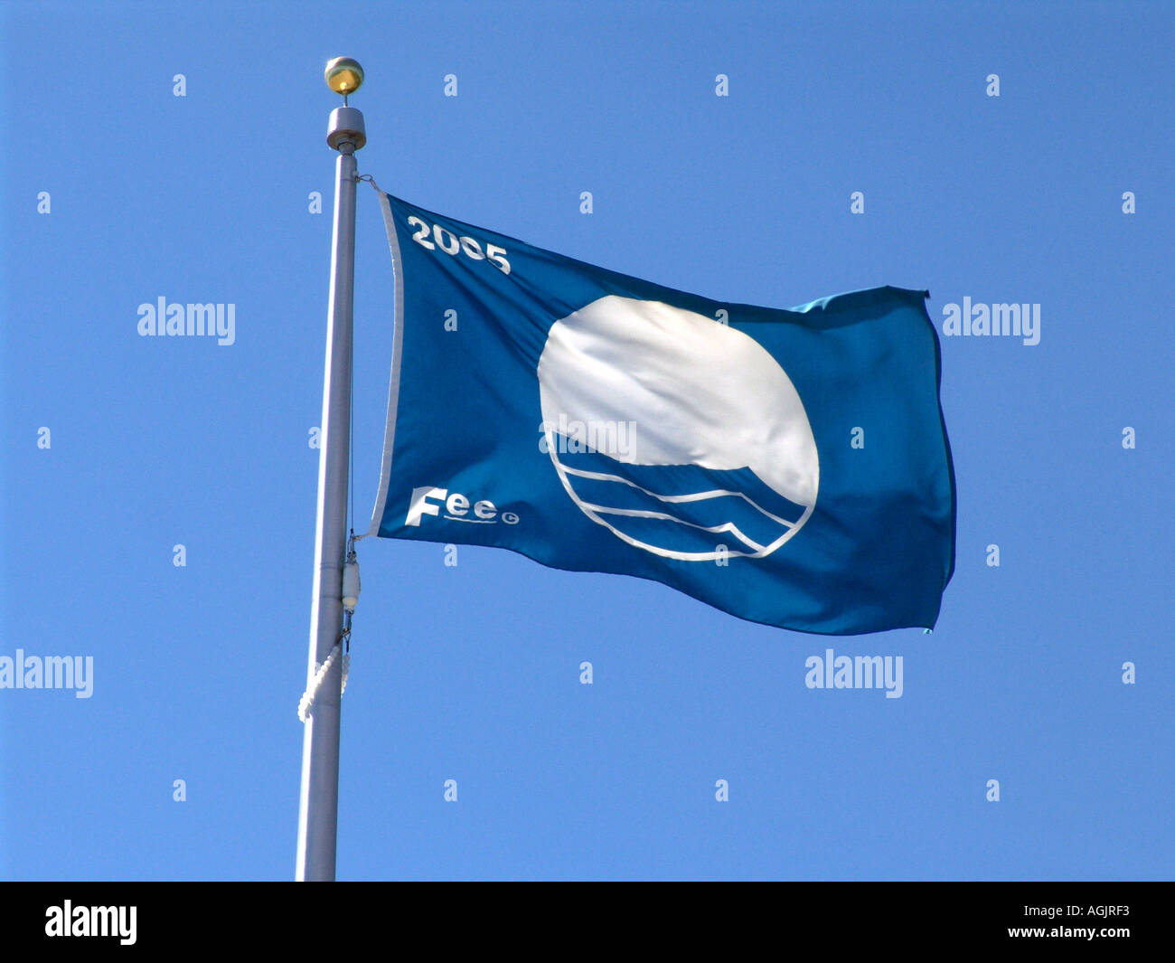 The bluewatwater beach flag an international designation of superior ...