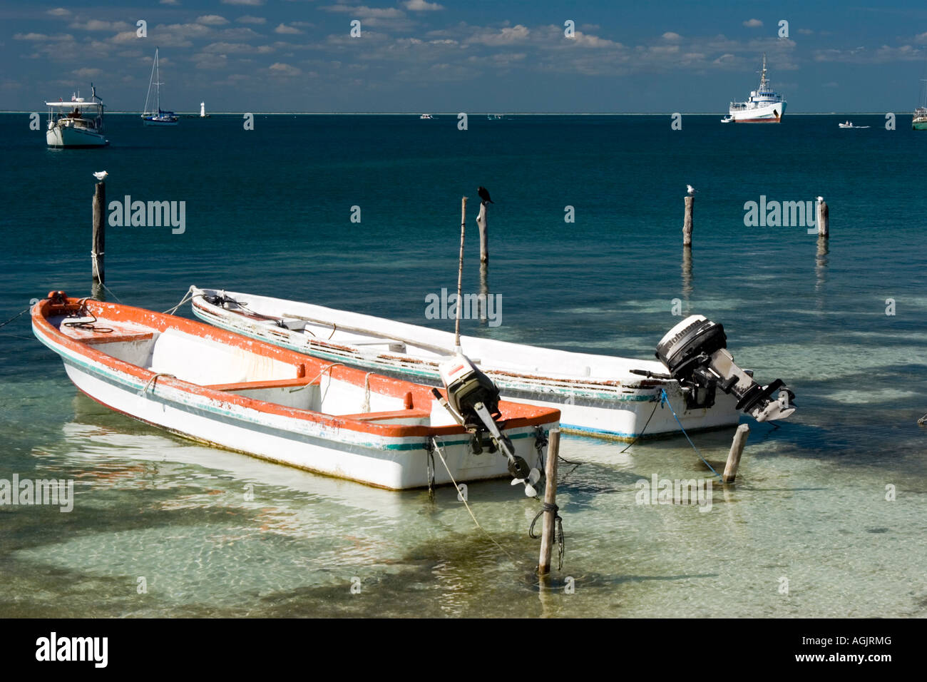 Isla Mujeres coastal scene Stock Photo - Alamy