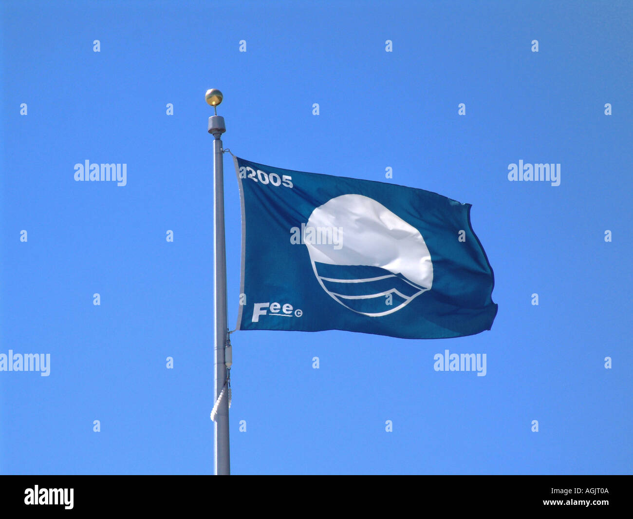 The bluewatwater beach flag an international designation of superior ...